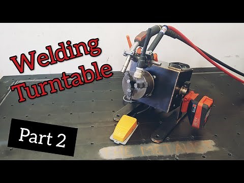 Welding Turntable, Automatic Fabrication Positioner