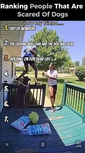 Ranking People That Are Scared Of Dogs