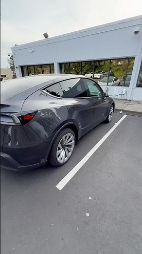 2026 Tesla Model Y Juniper In Stealth Grey Walk Around | Daytime View