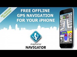MapFactor GPS Navigation 1.0 for iPhones [iOS] (2018)