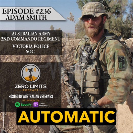 ‼️PODCAST DROPPING SOON‼️ First Episode 2026 Ep. 236 Adam Smith 2nd Commando Regiment and Victoria Police Special Operations Group 🎙Spotify 🔊 Apple Podcast 🔊 🔗 link in bio On the next Zero Limits Podcast host Matty Morris chats with Adam Smith 2nd Commando Regiment and Victoria Police Special Operations Group Adam joined the military in 2005 first kicking off his career as an infantry solider at the 2nd Battalion Royal Australian Regiment. During his time there he deployed twice to Timor Les