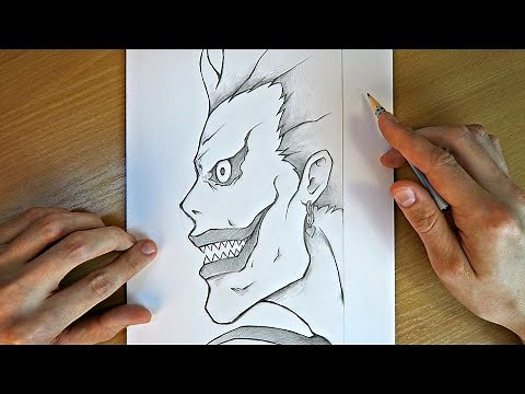 How to Draw Ryuk - Side Profile | Death Note | Cool Anime Drawing | Step by Step Tutorial