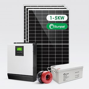 [Hot Item] Sunpal Full off Grid Solar Energy System 1kw 2kw 3kw 5000W 5kw 10kw 5 10 Kw Solar Power System Complete Kit