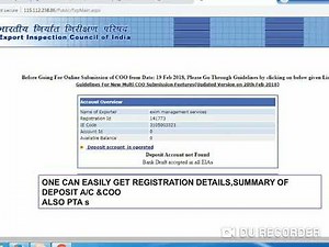Registration procedure on EIC portal