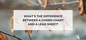 What's the Difference Between a Chord Chart and a Lead Sheet? - TopMusic.co