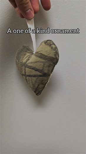 a special request from a customer, to make ornaments from the leftover material after making a bear. I think they turned out so cool! #keepsake #oneofakind #handmade #crafting | Laura Lee Crabtree