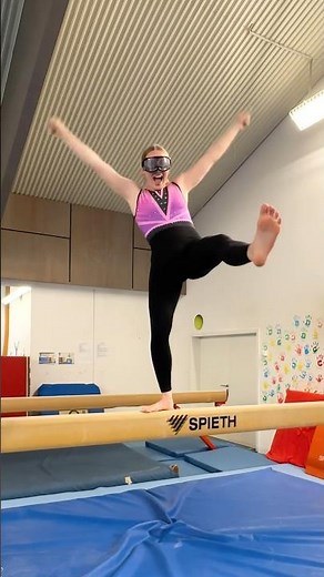 I'm doing gymnastics with alcohol glasses (it goes wrong!!) 🫣😂 #gymnastics #funny #fail #challeng...