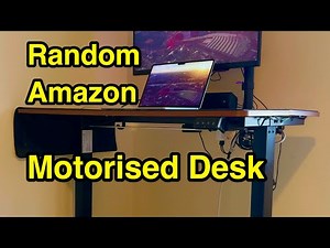 Height Adjustable Electric Motorised Standing Desk Review (Cheap Amazon Desk)