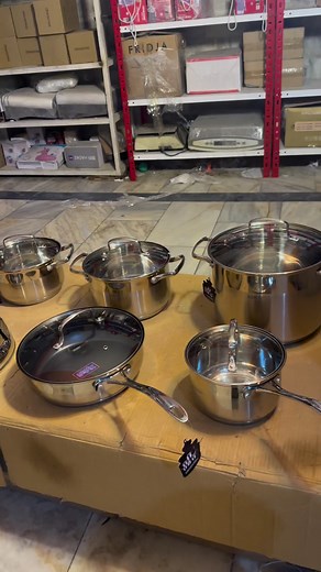 30K views · 392 reactions | Imported 12pcs 5ply Cookware Set Brand #fyp #cooking #cookware | Warsak Imported Collection | Facebook