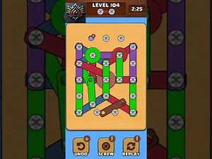Nuts X Bolts and Screw Puzzle Level 101 to Level 105