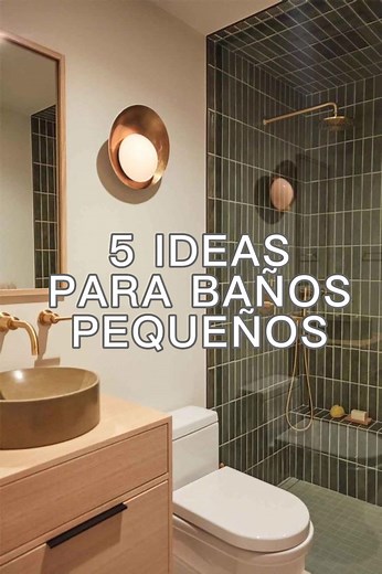 5 ideas para baños pequeños que te pueden ser muy utul a la hora de re...