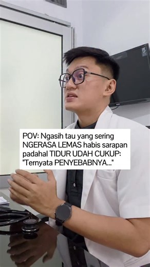 dr. Cecep Hermawan | Info Sehat Realistis on Instagram: "Jam 10 pagi mata berat padahal sudah sarapan? Rasanya otak lambat dan bawaannya ingin rebahan lagi. 🔬 KOK BISA LEMAS? Ini fenomena medis bernama Reactive Hypoglycemia atau Sugar Crash. Saat konsumsi gula tinggi, gula darah melonjak cepat lalu turun drastis di bawah normal akibat respons insulin. Otak yang kekurangan suplai energi akhirnya mengirim sinyal ngantuk. 💡 SOLUSI ENERGI STABIL (Wajib Save! 📌) 1️⃣ TAMBAH PROTEIN & SERAT Jangan c