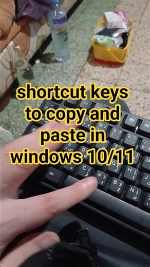 shortcut keys to copy and paste in windows 10/11 #windows10 #windows11