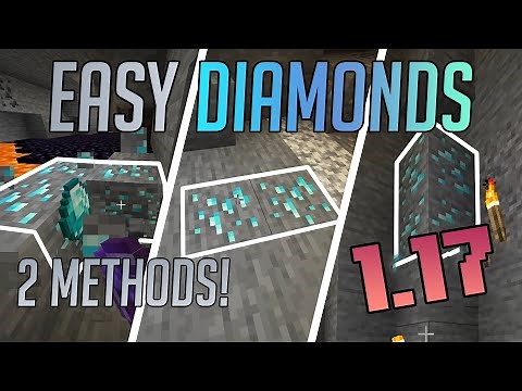 How to Find Diamonds in Minecraft 1.17 | FASTEST/BEST way to find Diamonds