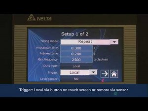 Setting the Spray Parameters on the AutoJet® Model 1550+ Modular Spray System