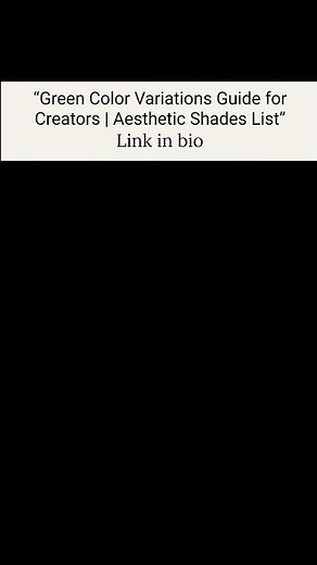 “Top 10 Green Color Shades Explained | Mint to Evergreen Palette Guide” #colourcrush #ytshorts