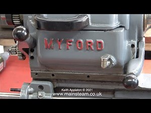 MYFORD ML7R REFURBISHMENT - PART #3 - WORKSHOP TOPICS