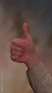 The Thumbs Up Gesture is a universal sign that represents positive vibes and approval