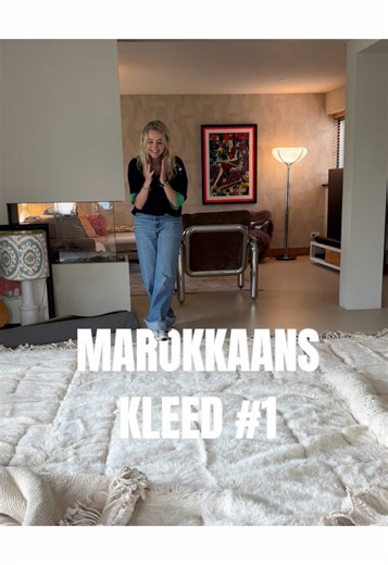 Unboxing van een prachtig Marokkaans kleed