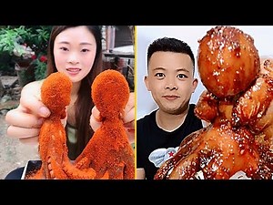 Amazing Spicy Octopus Eating Show Compilation #26 #ASMR