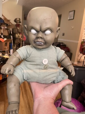 Spirit Halloween The Wiggler Zombie Baby - Retired Animated Halloween Prop | eBay