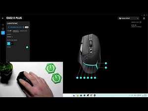 Logitech G502 X Plus - How to Change RGB Brightness