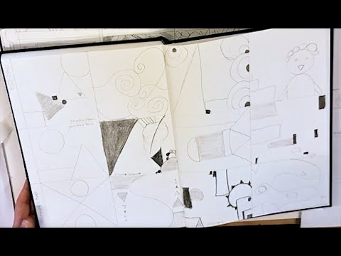 Abstract composition – creating static and dynamic composition using geometric and organic shapes