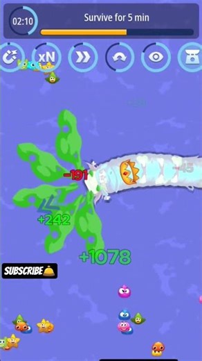 WormsZone.io❤001Slither Snake Top 01/ Best World Record Snake Epic cacing Wormszoneio#wormszone​