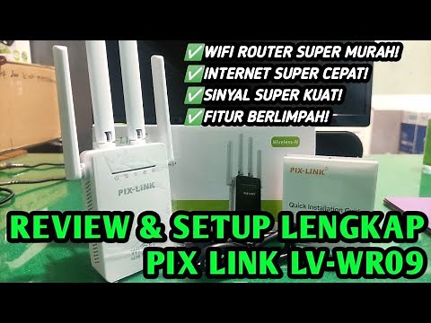 Unboxing and Full Review How to Setup PIX LINK Wifi Repeater Router AP LV-WR09