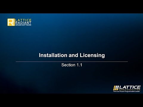 Radiant Video Series 1.1: Installation & Licensing