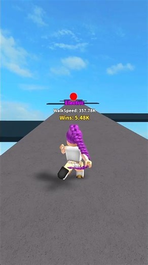 Rumi plays Every Second You Get 1 Walkspeed #roblox #shorts