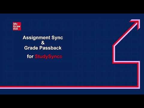 McGraw Hill Assignment Sync and Grade Passback Instructions - Canvas & StudySync