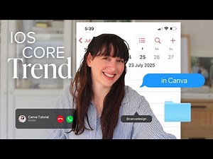 Create the iOS Core Graphic Design Trend in Canva Tutorial