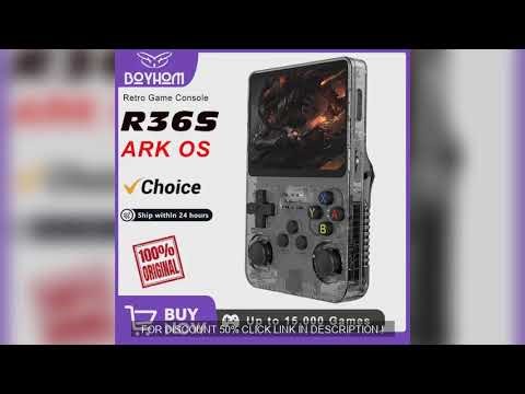 BOYHOM 256G 128G R36S Retro Handheld Game Console Linux Syst Discount Year End #AliExpress