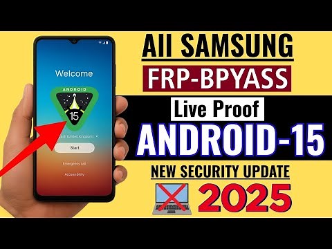 🔥 How To Bypass Factory Reset Protection (FRP) on Samsung Devices | Android 15 |100% Working | No PC