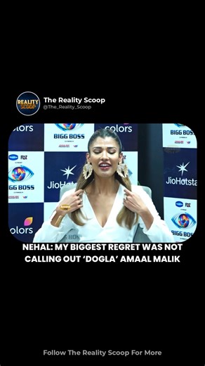 382K views · 6.5K reactions | In her interview, Nehal admitted that her biggest regret inside the house was not calling out Amaal Malik for his double standards. She said that looking back, she should have taken a stronger stand in that moment instead of staying silent.  Video Credits: Access TV #Nehal #AmaalMallik #BiggBoss19 | Reality Scoop | Facebook