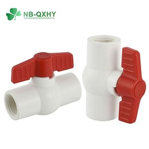 [Hot Item] Water Supply PVC Ball Valve Compact Ball Valve with Socket or Thread End