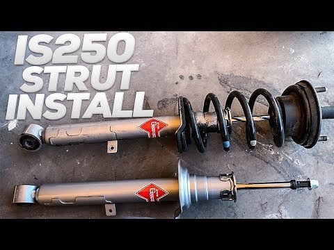 IS250 Front Strut Install [Replacement]
