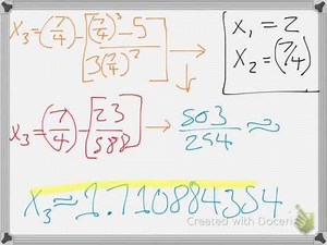 Newton's Method: 3rd Degree Polynomial Example