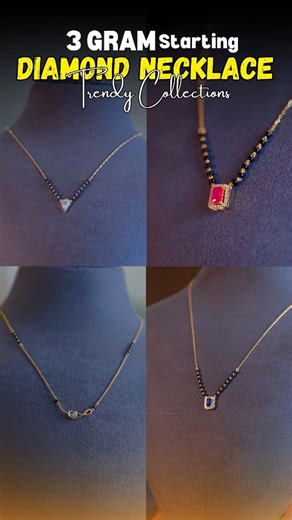 Maharaja Gold and Diamonds on Instagram: "3 ഗ്രാമിൽ തുടങ്ങുന്ന Mangalsuthra ഡയമണ്ട് നൂൽ നെക്‌ളേസ്‌ കളക്ഷൻസ് ഒന്ന് കണ്ടുനോക്കിയാലോ..? ✨ ✨ 3 Gram Starting Diamond Nool Necklace Collections ✨ Discover elegance in every thread with our lightweight diamond nool necklaces, starting from just 3 grams. Exclusive, stylish & crafted for everyday luxury — only at Maharaja Gold and Diamonds. 💛💎 Explore the sparkle that defines your style ✨ 📞 For Enquiries & Online Shopping (India) 🕘 Available from 9:30 