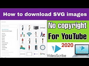 How to download Svg images|Vector images for videoscribe|no copyright images download 2020