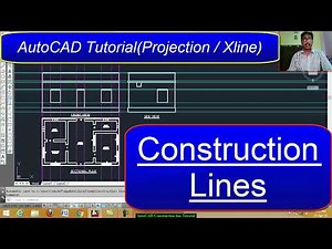 AutoCAD Construction Lines Command | AutoCAD Tutorial