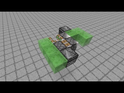 Smallest 2-way Flying Machine Minecraft Bedrock/MCPE