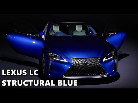 2018 Lexus LC Structural Blue Explained