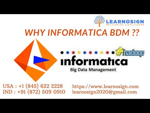 Live Webinar - Informatica Big Data Management (BDM) || learn Informatica bdm