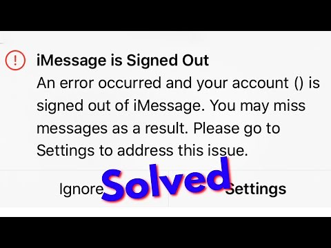 Fix iMessage is Signed Out - Waiting For Activation Error in iphone