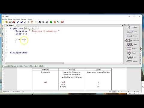 03 Pseudocódigos (PSEINT) Suma, resta y multiplicación de 2 números