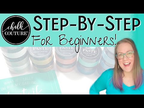How to Use Chalk Couture Stencils: Step by Step Guide for Beginners | First Time Tips