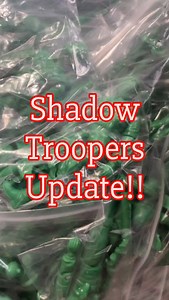 🩸 LadyJayeToys Shadow Troopers Update ⚔️ The first set of Shadow Trooper boxes arrived today! 👊 The Toy Soldiers-style figures are finally here and will be posted for sale shortly. I’ve also received some of the pre-sale figures, but not the full batch yet. Shipping for those will begin once everything arrives. The final shipment leaves the factory next week and should land here in about 3 weeks (give or take). The Liquidation Sale will remain open until all figures arrive, so if you’ve been t