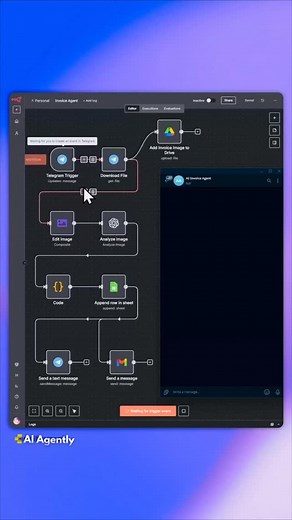 354 reactions · 129 shares | How to make Invoice AI Agent in n8n...